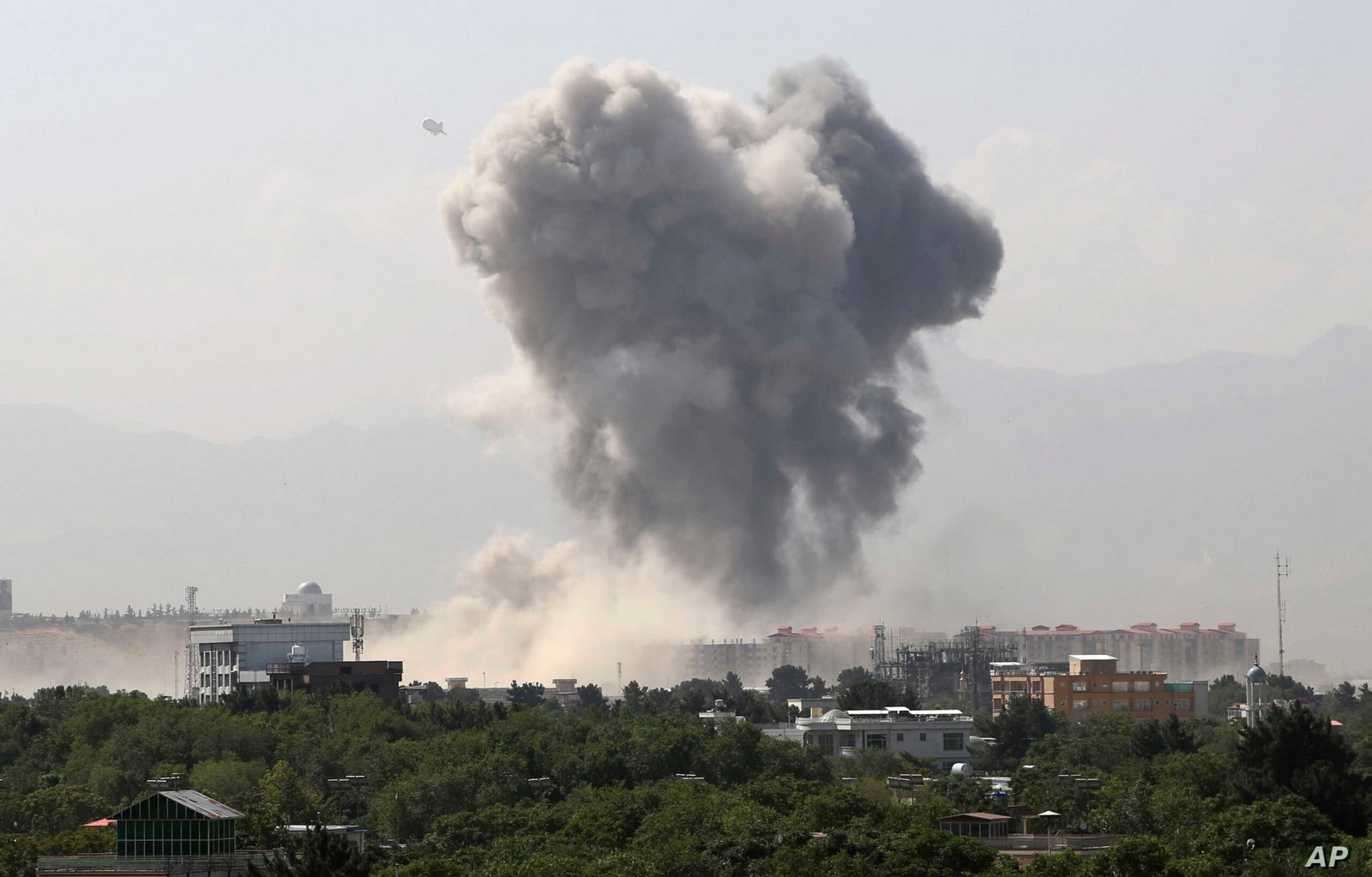 Powerful explosion, gunfire hit Kabul near 'Green Zone' - The Alternate ...