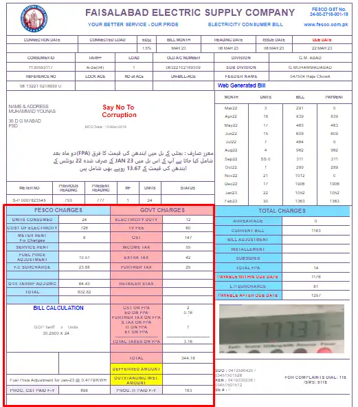 FESCO Announces Revised Electricity Bills - The Alternate Narrative